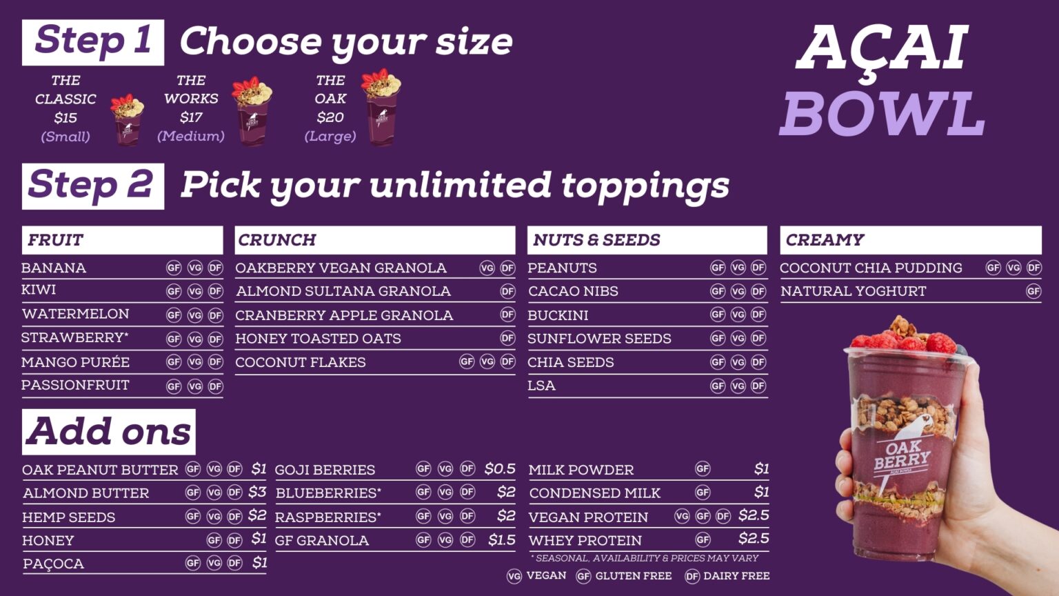 Store Order OAKBERRY A a 