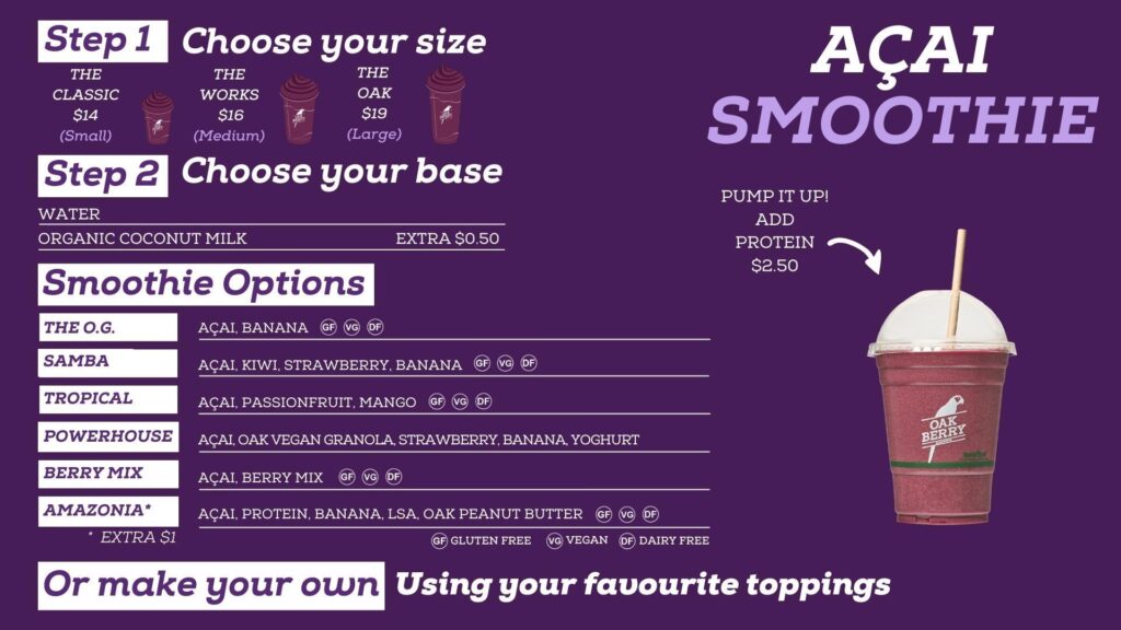 Store Order – OAKBERRY Açaí